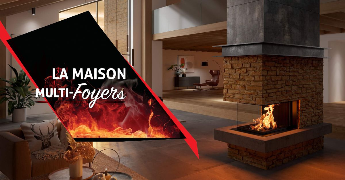Pellet-fired built-in – La maison Multi Foyers